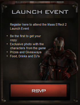 EB Games Mass Effect 2 Launch Event - Sydney / Brisbane / Melbourne ...
