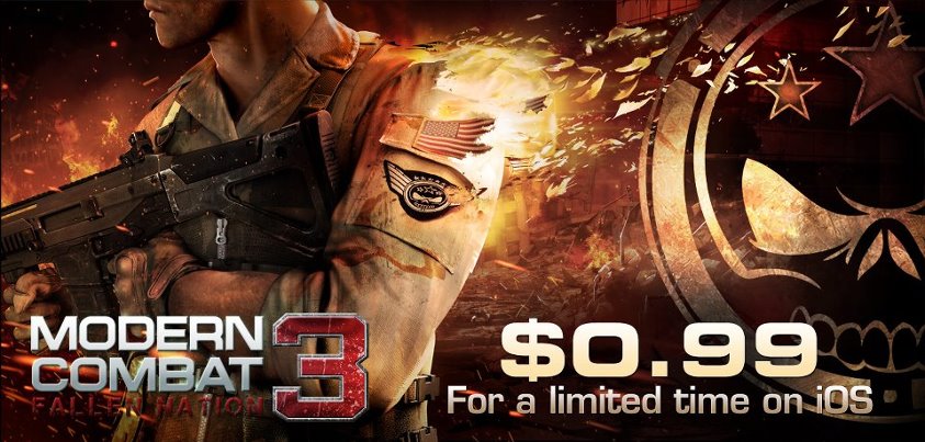 Get Modern Combat 3: Fallen Nation For Only $0.99! - Capsule Computers