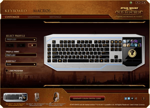 Star Wars The Old Republic Gaming Keyboard Review - Capsule Computers
