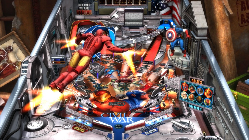 Marvel Pinball: Civil War Review - Capsule Computers