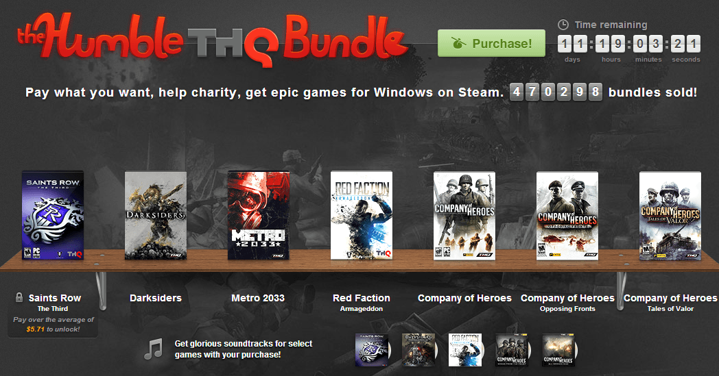 Humble THQ Bundle Released - Capsule Computers