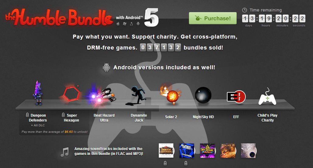 Humble Bundle with Android 5 Released - Capsule Computers