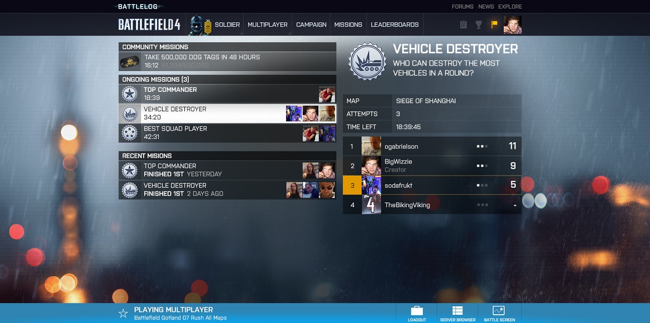 How Battlelog 2.0 will Expand Your Battlefield 4 Experience - Capsule ...