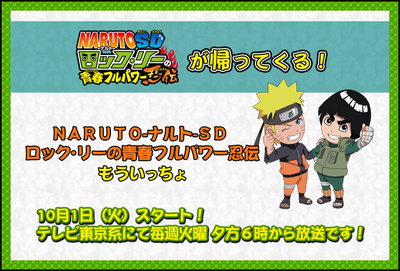 Rock Lee And His Ninja Pals - Second Anime Series Announced - Capsule ...