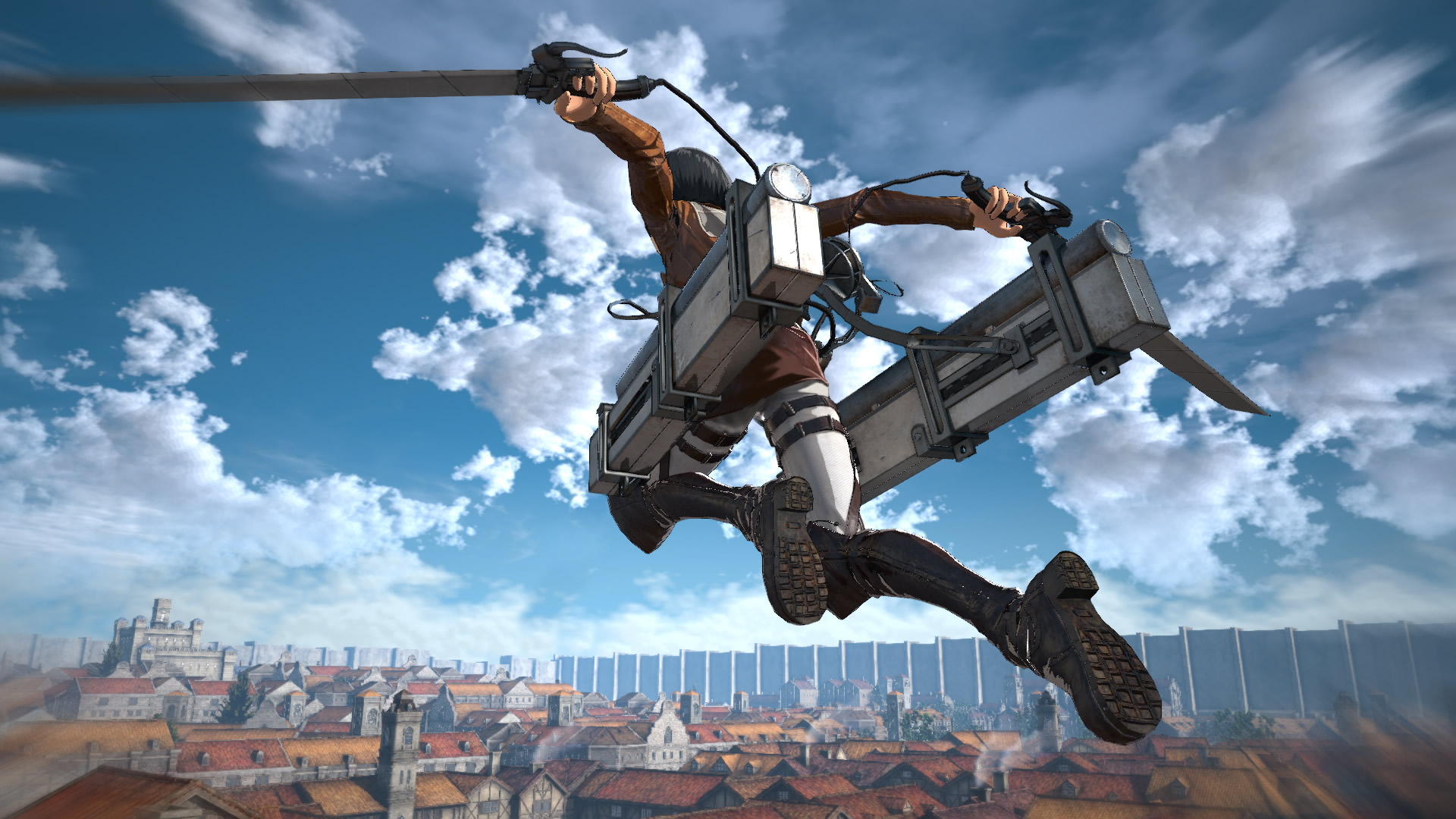 New Attack on Titan Gameplay Footage Demonstrates Movement and Titan ...