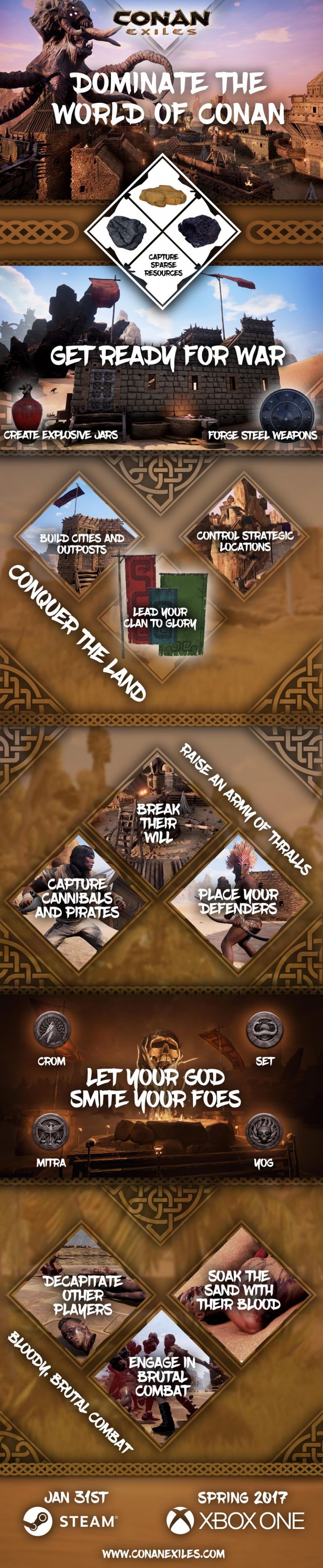 New Conan Exiles Trailer Outlines PVP Combat - Capsule Computers