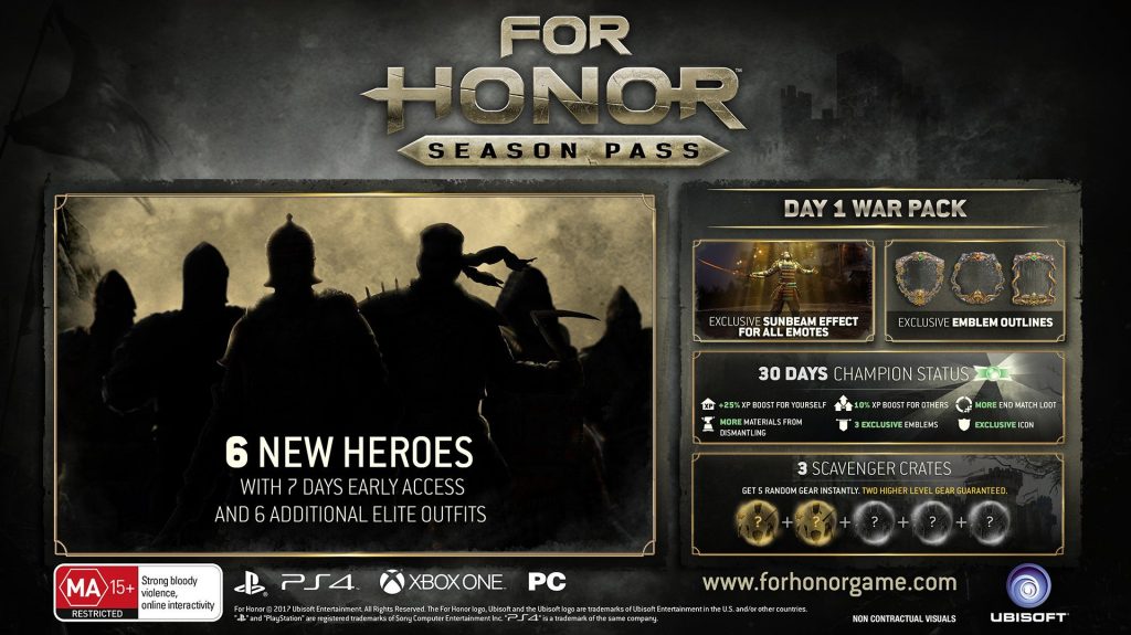 Ubisoft Details For Honor's Post Launch Plans - Capsule Computers