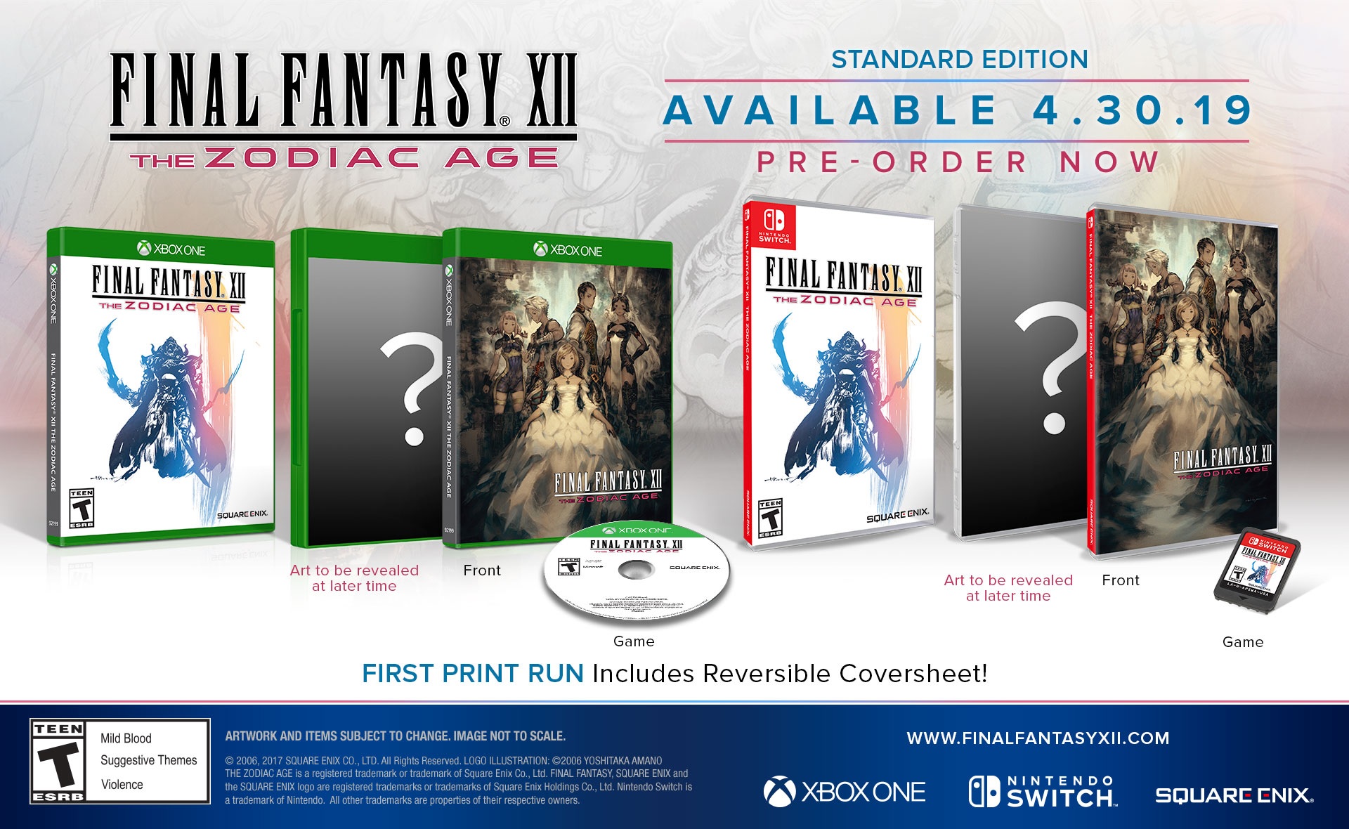 Final Fantasy XII: The Zodiac Age and Final Fantasy X | X-2 HD Remaster ...