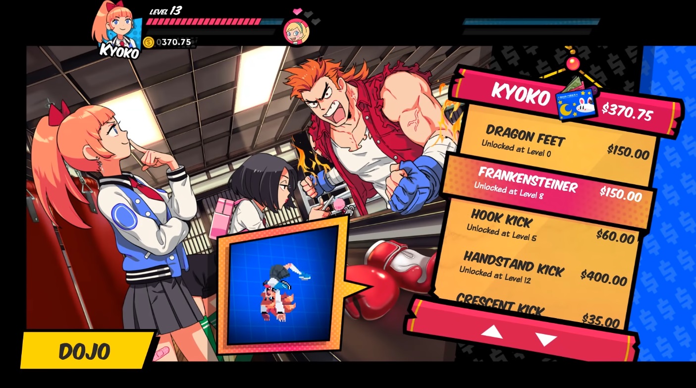 Kyoko Introduced in new River City Girls Trailer - Capsule Computers