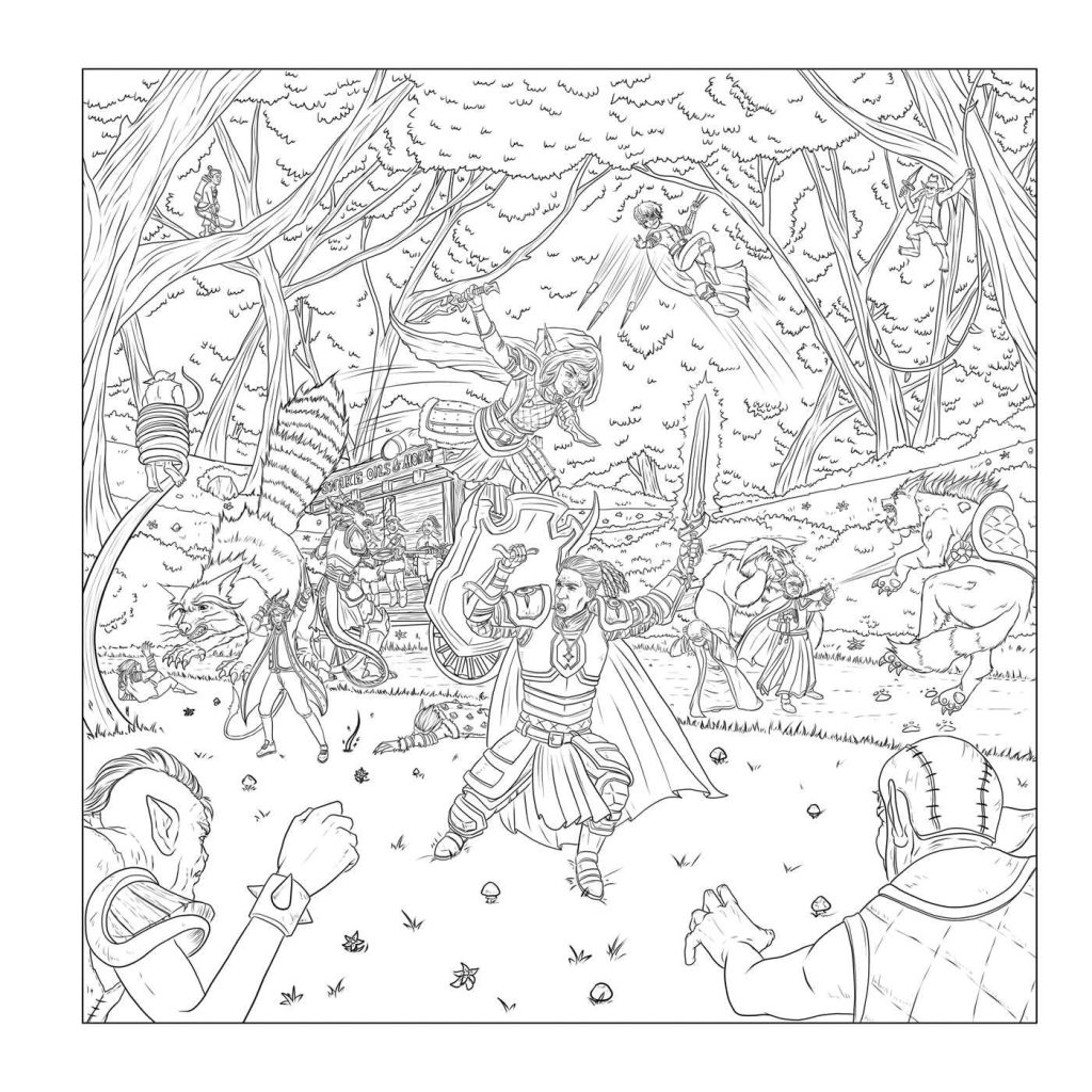 The Düngeonmeister Goblin Quest Coloring Book: Impressions - Capsule ...