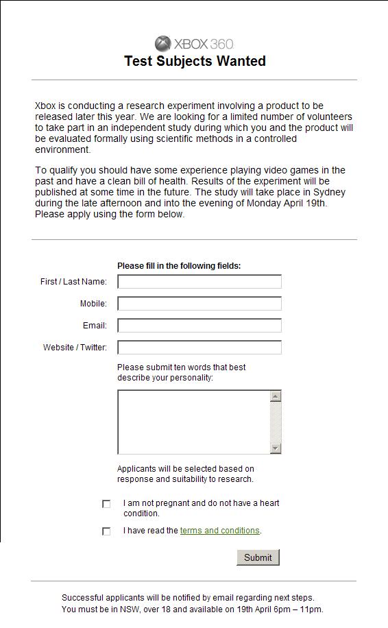 Microsoft XBOX Test Subjects Needed !! | Capsule Computers