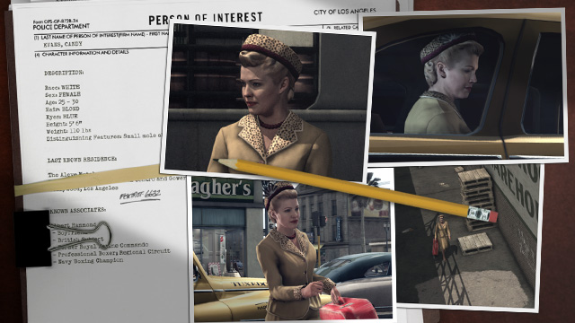 L.A. Noire: Candy Edwards POI character dossier - Capsule Computers