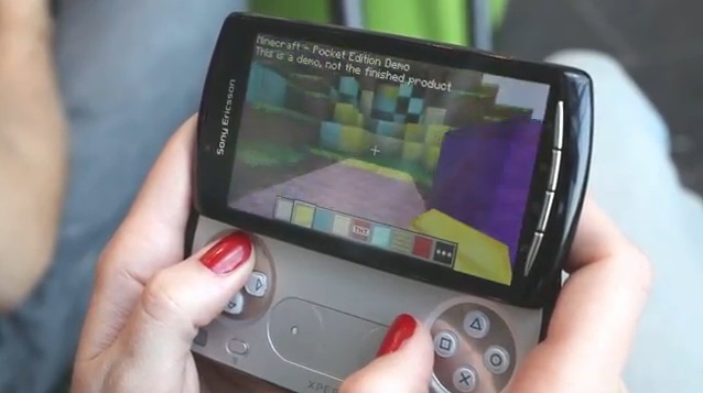 Minecraft available to Xperia Play owners now - Capsule Computers